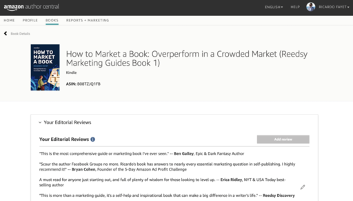 How to Set Up Your Author Page on Amazon Author Central