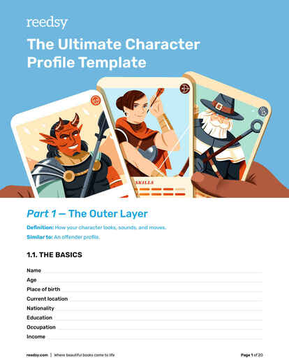 How to Create a Character Profile [with Free Template]