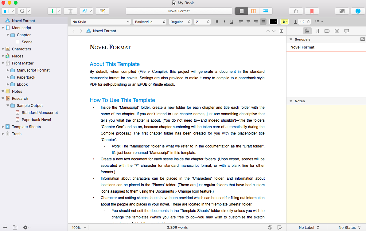 The Best Novel Writing Software Of 2020 5 Free Writing Programs 